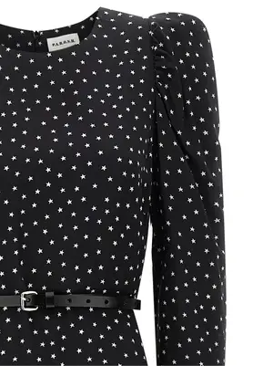 P.a.r.o.s.h Star Print Maxi Dress