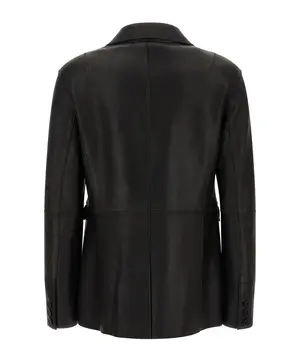 P.a.r.o.s.h Long-sleeve Leather Jacket