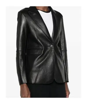P.a.r.o.s.h Long-sleeve Leather Jacket