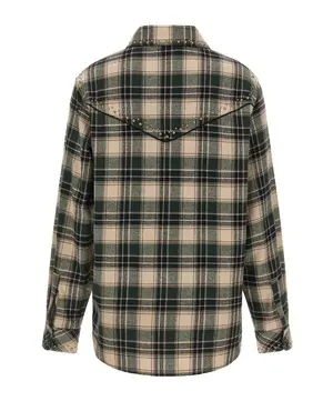 P.a.r.o.s.h Cowboy Studded Check Shirt