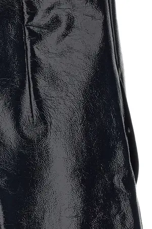 COURREGES Vinyl Patch-pocket Mini Dress