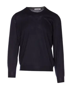Brunello Cucinelli Logo Round-neck Sweater - Black