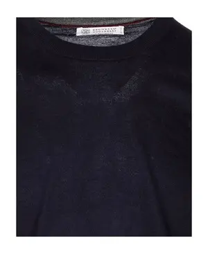 Brunello Cucinelli Logo Round-neck Sweater