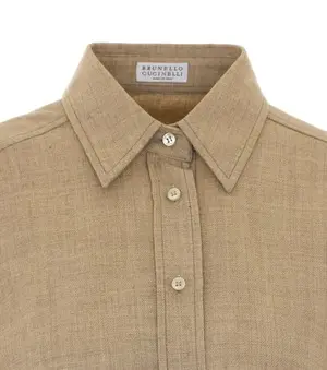Brunello Cucinelli Monile Detail Shirt