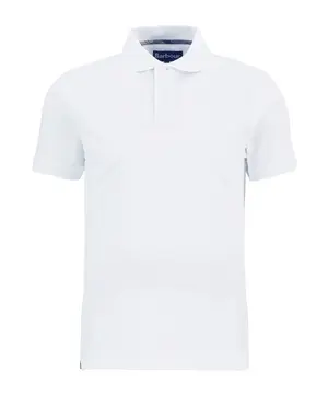 Barbour Short Sleeve Polo Shirt - White