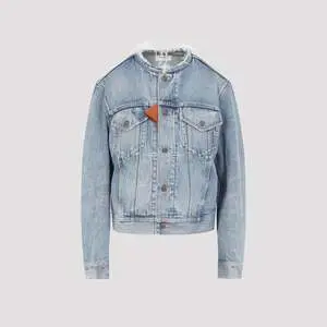 Celine Cotton Trucker Jacket - Blue