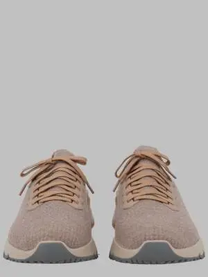 Brunello Cucinelli Wool Sneaker - Blue