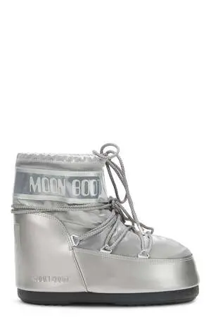 Moon Boot Low Glance Mini Boots - Silver