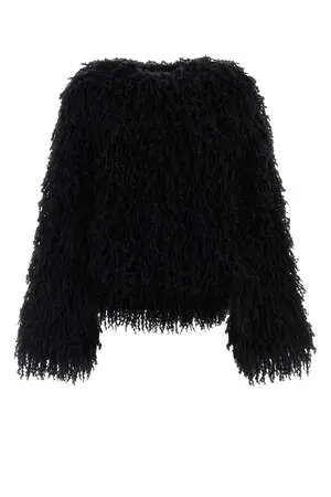 Fendi Bouclé Loop Jacket - Black