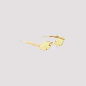 Bottega Veneta Acetate & Metal Sunglasses - Metallic