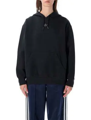 ADIDAS ORIGINALS Oversized Fleece Hoodie - Nero