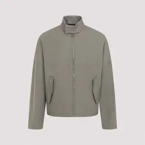 Bottega Veneta Cotton Zip Jacket - Grey