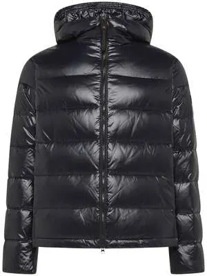 Peuterey Quilted Down Coat With Duck Down Insulation - Navy