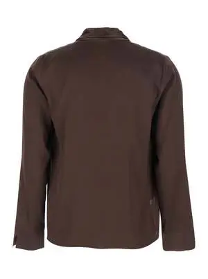 LEPLAIN V-neck Viscose Blend Dress With Long Sleeves And Relaxed Fit