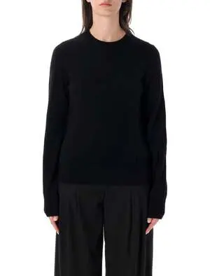 RHEA Crewneck Wool Cashmere Sweater - Nero