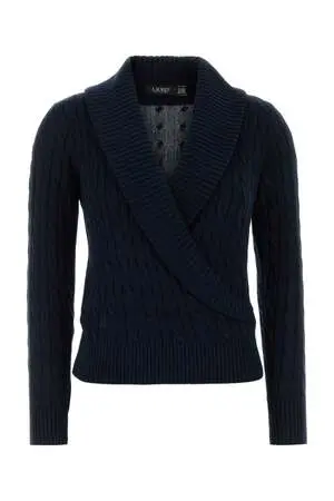 Ralph Lauren Cotton-viscose Knit Sweater - Blue
