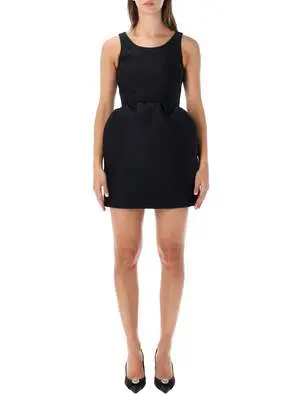 Balenciaga Sleeveless Fit-and-flare Mini Dress - Nero