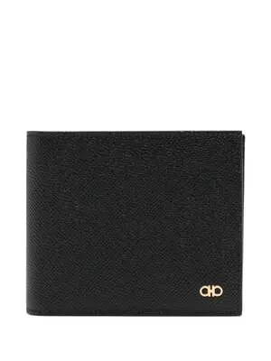 FERRAGAMO 100% Calf Leather Wallet - Black