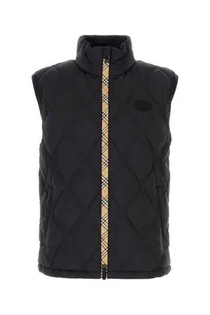 Burberry Fitted Vests For Men