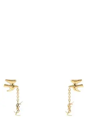 Saint Laurent Metal Colomba Earrings