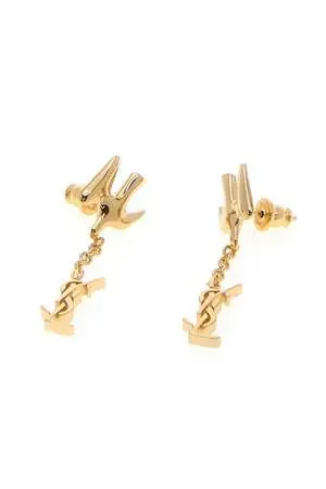Saint Laurent Metal Colomba Earrings