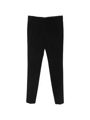 TOTEME Low-waist Slim Trousers - Black
