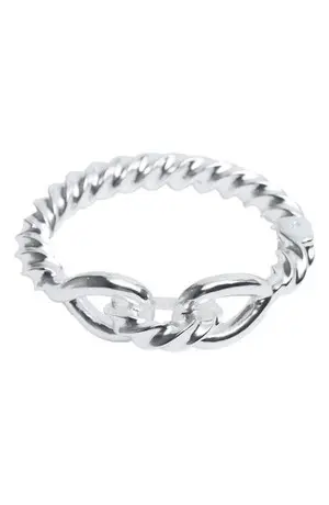 Mango Rigid Knot Bracelet - Silver