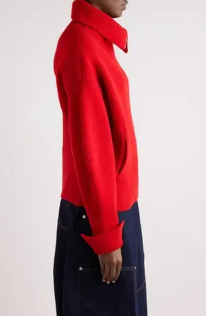 Givenchy Zip High Neck Cardigan