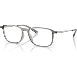 Giorgio Armani 53mm Rectangle Optical Glasses - Grey