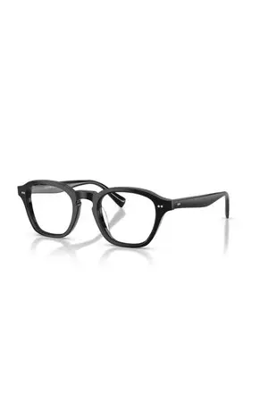 Oliver Spencer 48mm Square Optical Glasses - Black