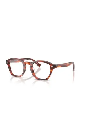 Oliver Spencer 48mm Square Optical Glasses Tortoise