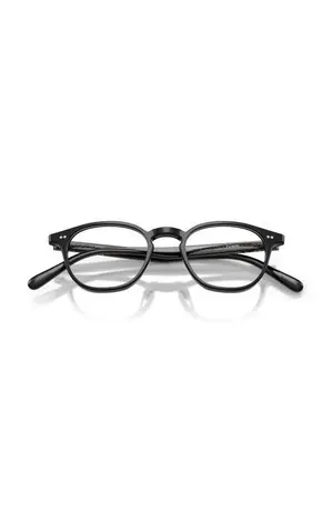 Oliver Spencer 46mm Phantos Optical Glasses - Black
