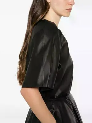 TOTEME Cocoon Leather Top