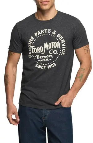 Lucky Brand Ford Motor Co. Graphic T-shirt - Jet Black