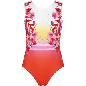 DESTIRA Coral Crush Leotard - Orange