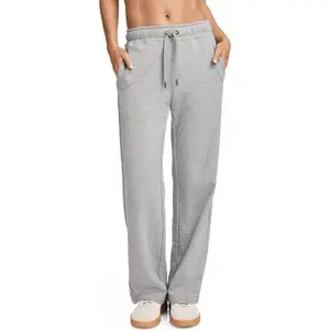 JOCKEY The One And Only Heavyweight 100% Organic Cotton Pant - Grey Heather