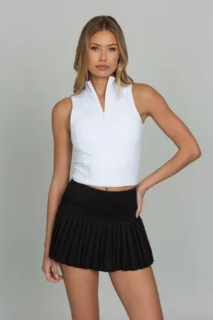 GOLD HINGE Pleated Tennis Skirt
