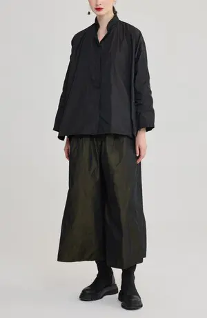 LUUKAA Poet Taffeta Shirt Jacket