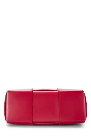 Bottega Veneta Maxi Intrecciato Arco Tote - Red