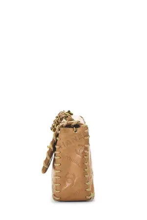 Chanel Embossed Logo Calfskin Half Flap Medium