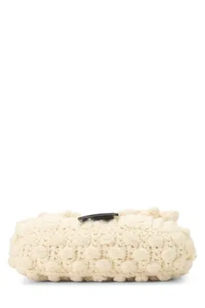 Fendi Cream Knit Baguette