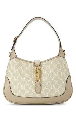 Gucci Gg Supreme Jackie Shoulder Bag - Beige