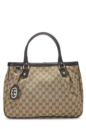 Gucci Original Gg Zip Sukey Handbag - Brown