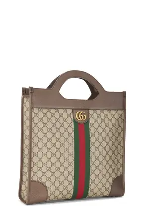 Gucci Gg Supreme Ophidia Vertical Tote