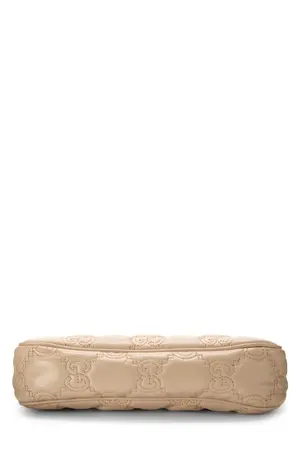 Gucci Embossed Gg Matelassé Chain Shoulder Bag