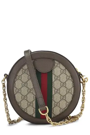 Gucci Original Gg Supreme Ophidia Round Shoulder Bag