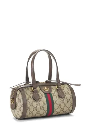 Gucci Original Gg Supreme Canvas Ophidia Web Boston