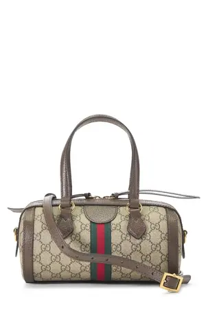 Gucci Original Gg Supreme Canvas Ophidia Web Boston