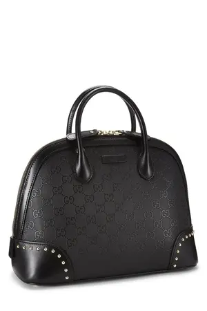 Gucci Embossed Top Handle Convertible Handbag