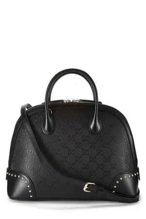 Gucci Embossed Top Handle Convertible Handbag